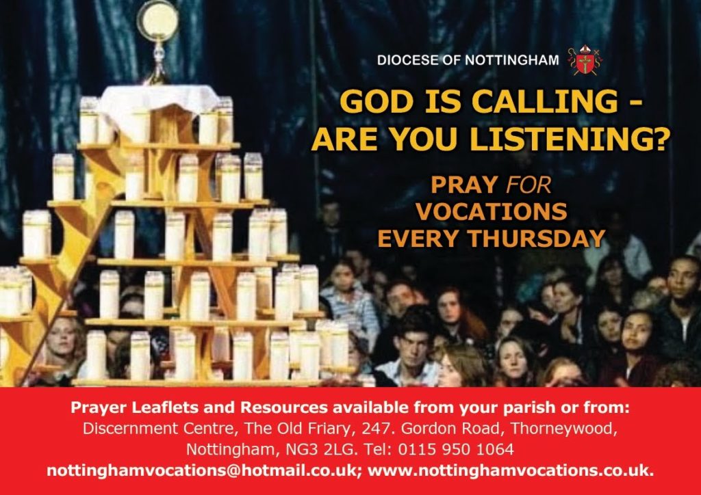 God is Calling – Pray for Vocations | Hucknall, Bulwell and Bestwood ...